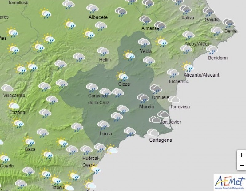 ! Murcia Today - archived - Cloudier Weather And Possible Rain For ...