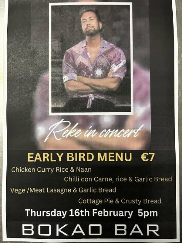 ! Murcia Today - archived - February 16 Early Bird Special Menu With ...