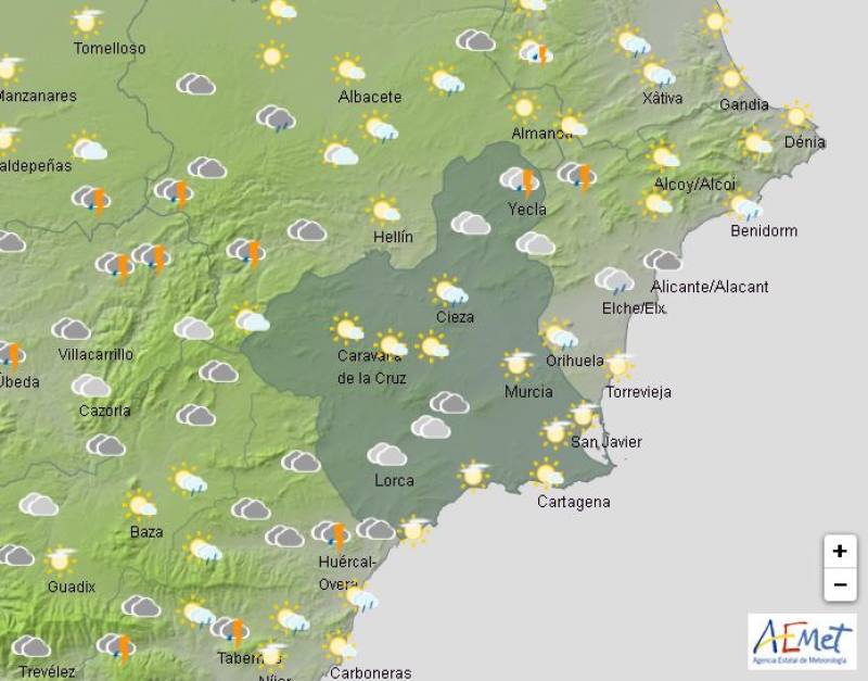 ! Murcia Today - Cold Front Brings Storms And Hail This Weekend: Murcia ...
