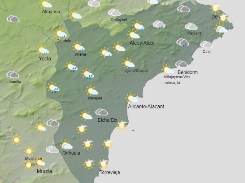 ! Murcia Today - Storms And Sunshine This Weekend In Alicante: Weather ...