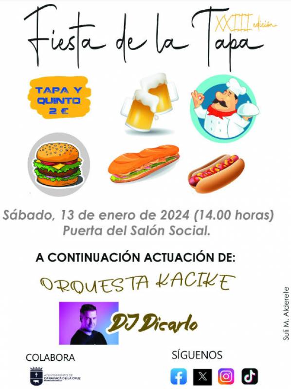 ! Murcia Today - January 13 Tapas Festival In The Caravaca Village Of ...