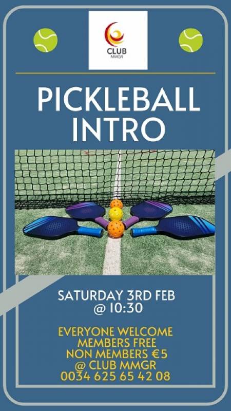 ! Murcia Today - February 3 Pickleball Intro Event At Club Mmgr Mar ...