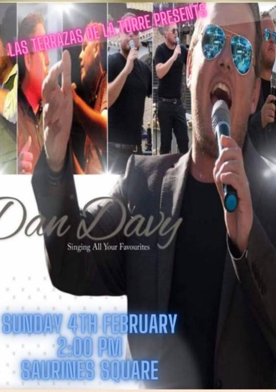 ! Murcia Today - February 4 Dan Davy Sings In Saurines Square, Las Terrazas De La Torre Golf Resort