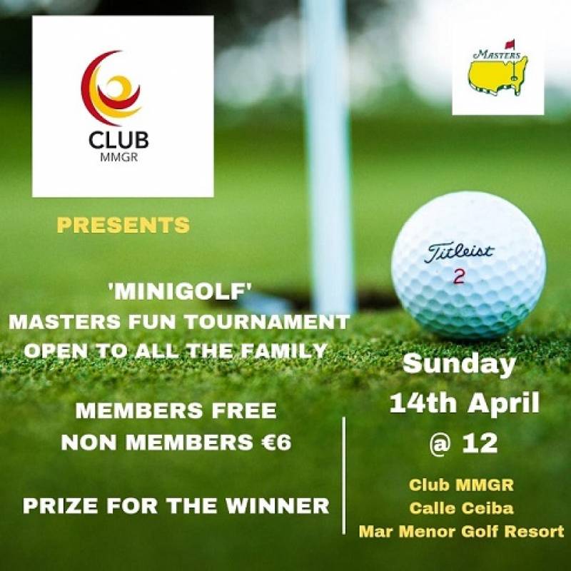 ! Murcia Today - April 14 Minigolf Masters Fun Tournament At Club Mmgr ...